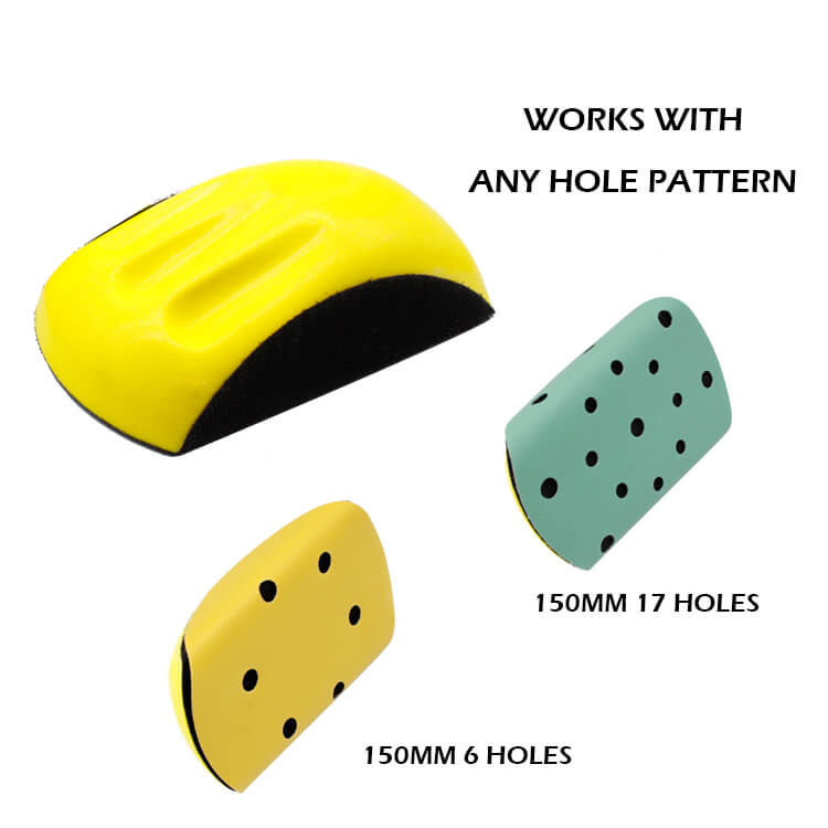 HB101 New Sanding pad Hook and Loop Sandpaper Backing Hand Grinding ...