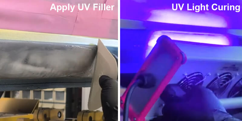 UV Body Filler — Fast 1K UV-Curable Putty for Automotive Repairs ...