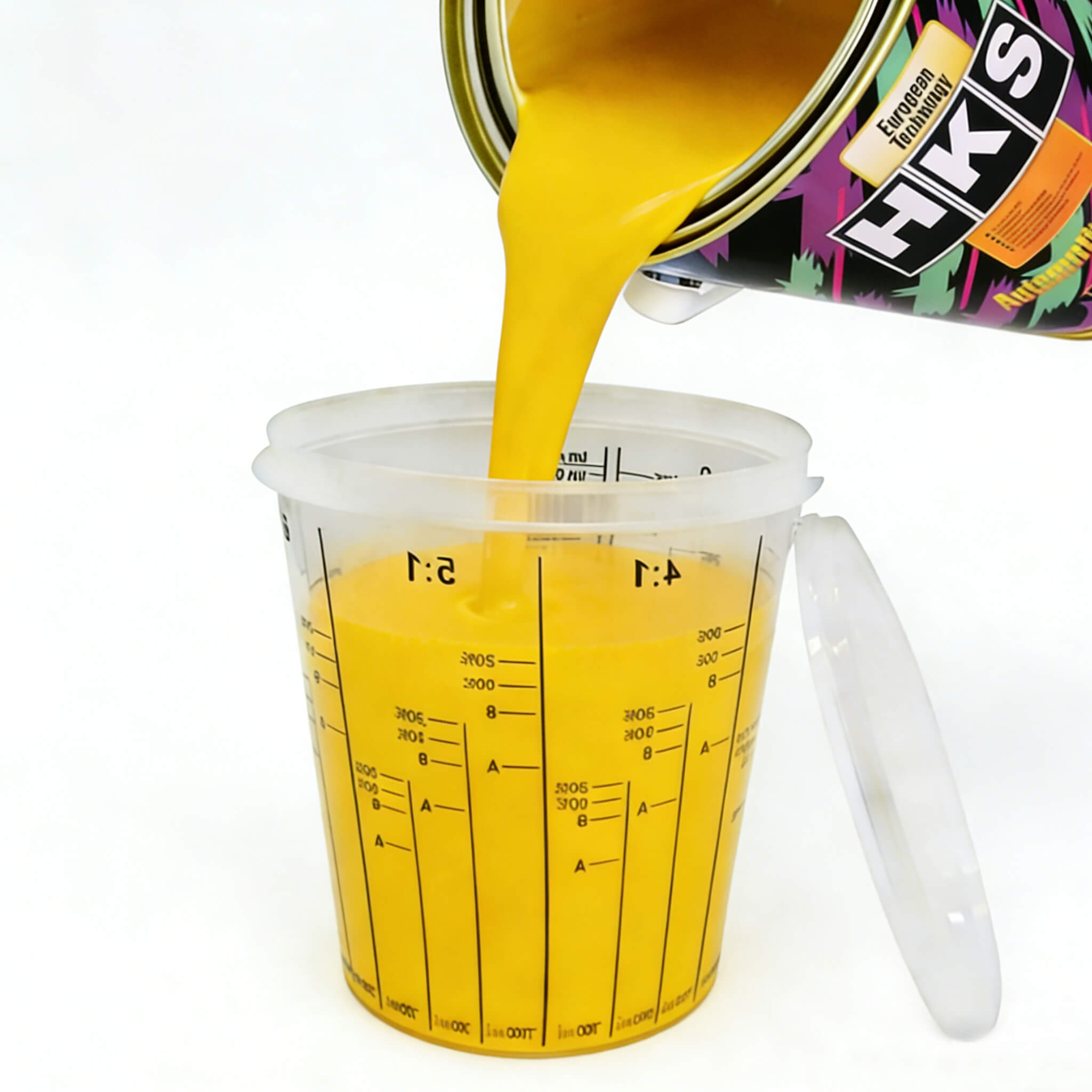 Disposable Plastic Mixing Cups for Automotive Paint, Resin & Coatings ...